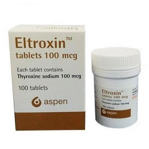 Eltroxin 100 Mg Thyroxine Tablets At Rs 130bottle In New Delhi Id