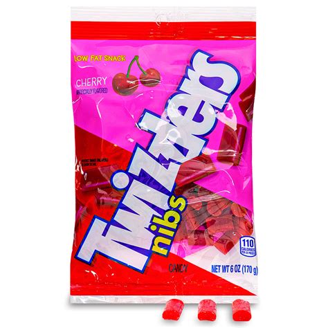 Twizzlers Nibs Cherry Licorice Candy 170g Candy Funhouse Candy