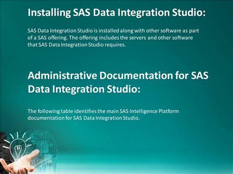 PPT SAS Data Integration Studio Fast Track PowerPoint Presentation Free Download ID