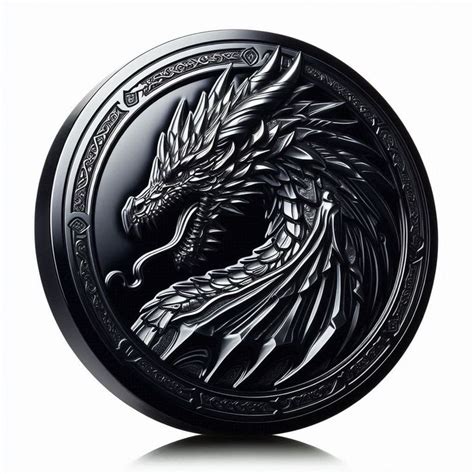 Seradess Obsidian Coin Fantasy Concept Art Fantasy Wall Art Photo