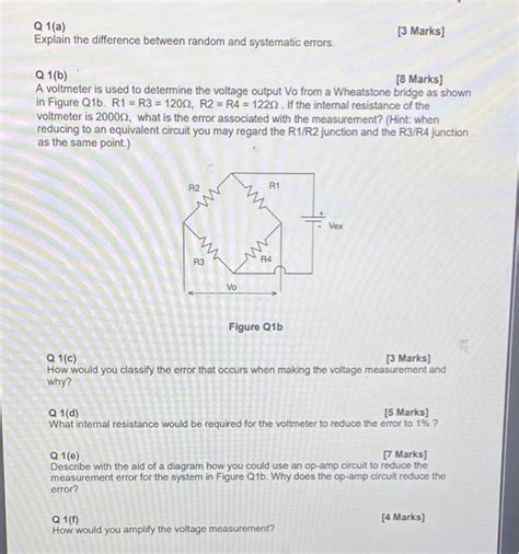 solved q 1 a explain the difference between random and