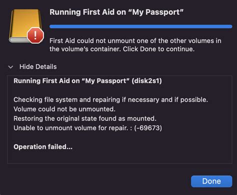 wd my passport hdd with apfs partition failing my passport wd community