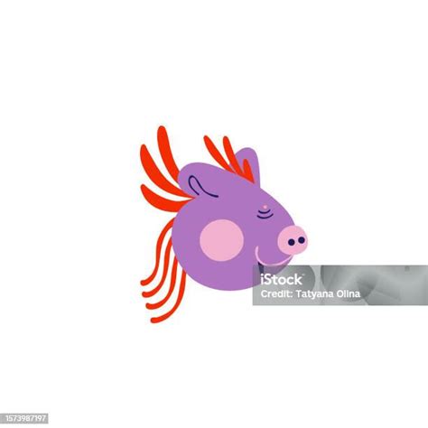 이상한 못생긴 할로윈 돼지 캐릭터 현대적인 플랫 손으로 그린 스타일의 귀여운 기괴한 만화 캐릭터 결정체에 대한 스톡 벡터 아트 및 기타 이미지 Istock