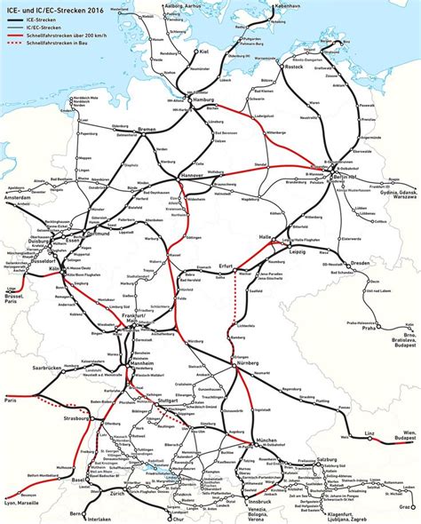 Germany Train Map