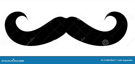 Dad S Mustache Collection Vector Illustration Eps10 Stock