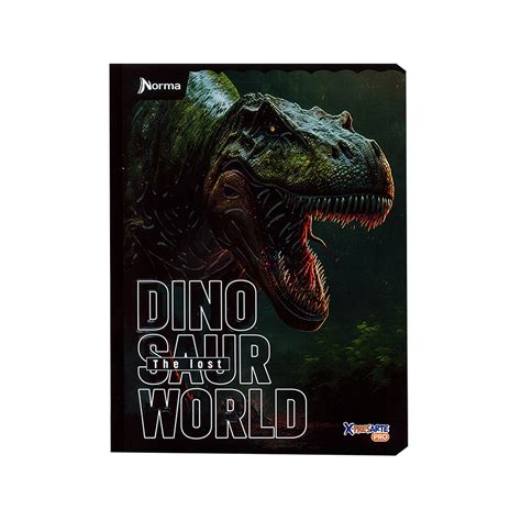 Cuaderno Cosido Dinosaurios 100 Hojas Cuadros