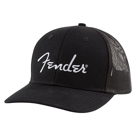 Fender Silver Logo Snapback Hat Reverb