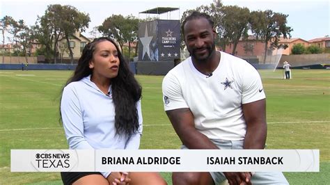Briana Aldridge And Isaiah Stanback Look Forward To Rams Joint Practice