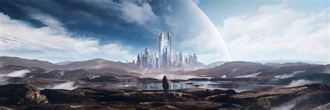 4k Science Fiction City Landscape Hd Wallpaper Rare Gallery