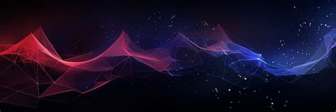 Premium Photo Geometric Shapes And Particle Lines Structure