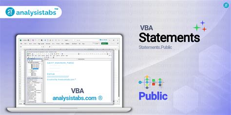 Vba Public Statement Explained With Examples