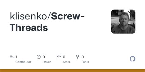 Github Klisenko Screw Threads