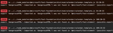 Fix Dangeroushtml In Fast Element Is Not Exported · Issue 6661 · Microsoftfast · Github
