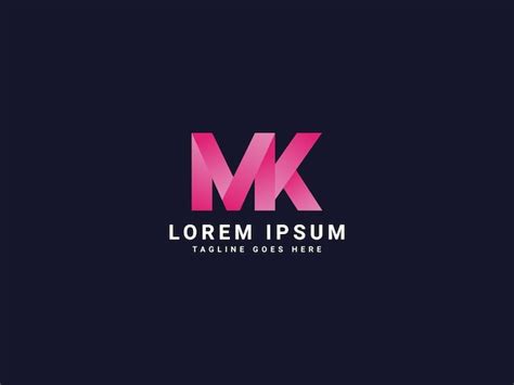 M 현대 문자 로고 프리미엄 벡터