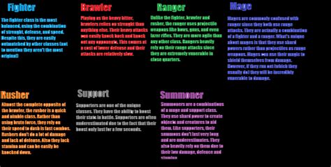 Custom Fighting Game Classes By Megapirate675 On Deviantart