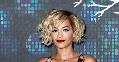 Rita Ora Blonde Bob