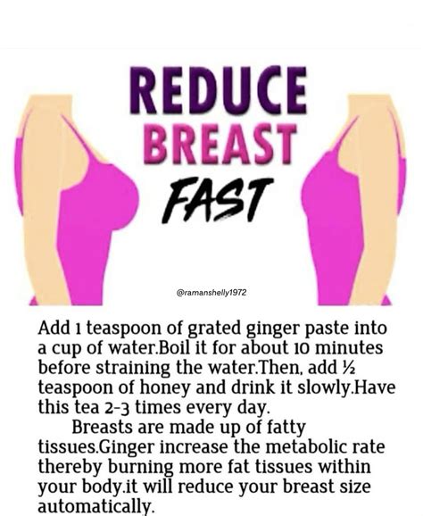 Reduce Breast How To Reduce Breast Fat How To Reduce Breast Size