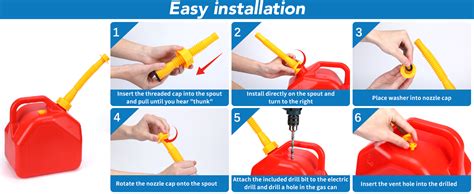 Gas Can Spout Replacement Kit Gas Can Nozzle Replacement