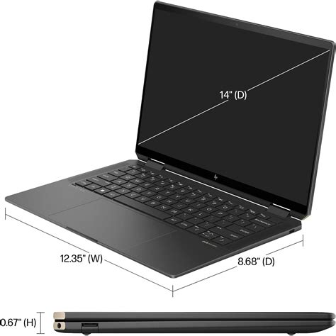 Best Buy Hp Spectre In K Oled Touch Screen Laptop Intel Core Ultra Intel Evo