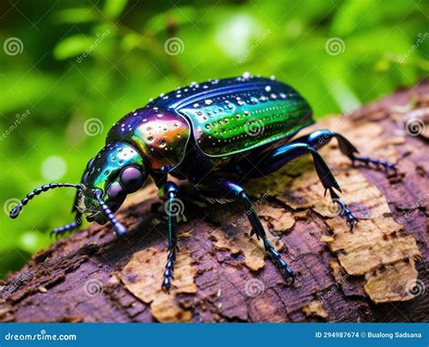 Spotted Ground Beetle Stock Illustration Illustration Of Landscape