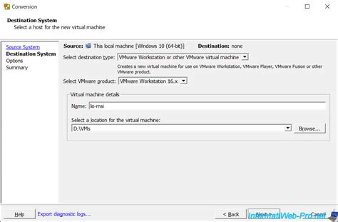 Virtualize A Physical Computer P2v With Vmware Vcenter Converter Standalone For Vmware