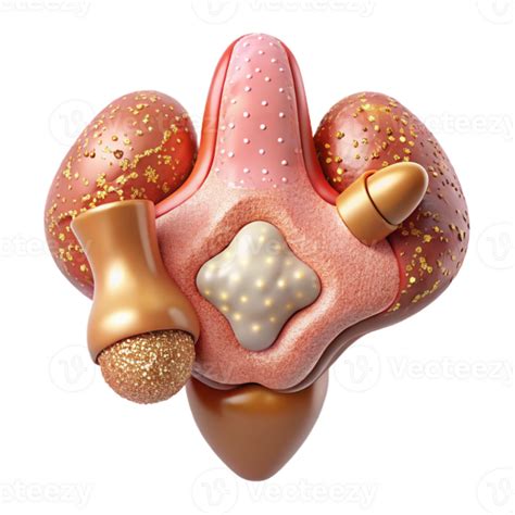 Magnificent Contemporary Endocrine System Illustration Isolated Hormone