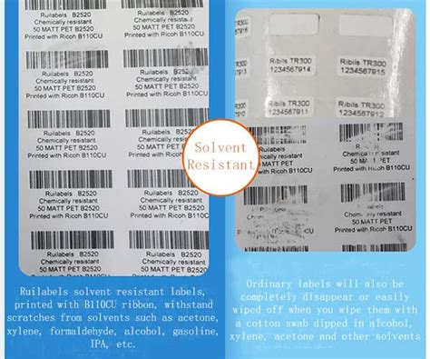 Solvent Proof Labels For Harsh Industry Environments Ruilabels