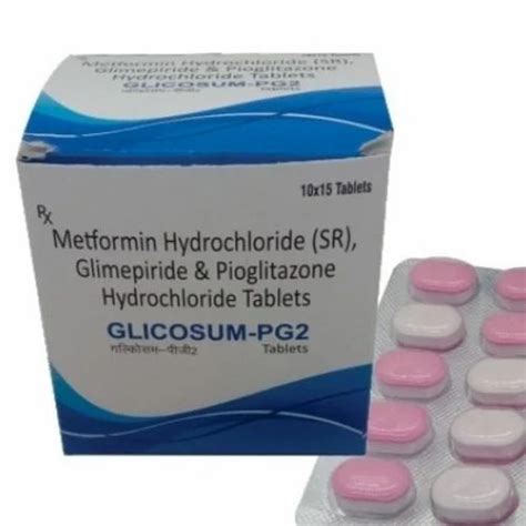 Glicosum Pg2 Tab 10 15 Tablets At Best Price In New Delhi Id 2856503789533
