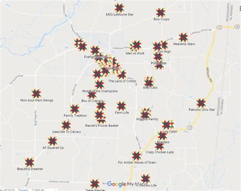 The Buttahatchee Barn Quilt Trail