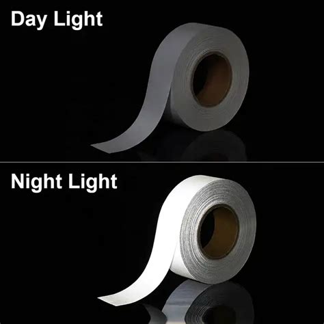 High Visibility Safety Tape Reflective Fabric For Clothing