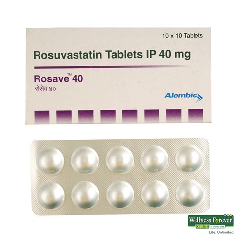 Buy Rosave 40mg 10 Tablets Online At Best Prices Wellness Forever