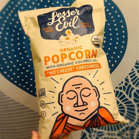 Lesser Evil Snacks Organic Popcorn “no Cheese” Cheesiness Reviews