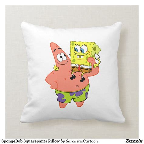 Cartoon Decorative And Throw Pillows Zazzle Spongebob Squarepants