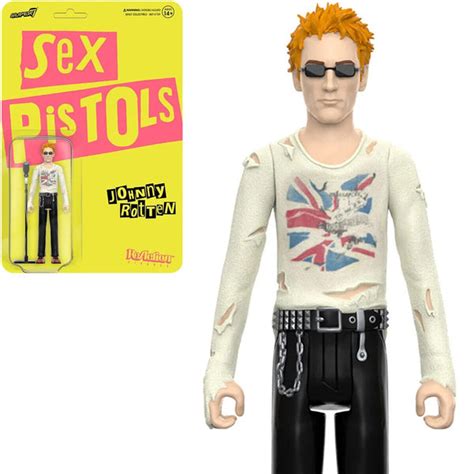 Super7 Reaction Figures Sex Pistols Wave 1 Johnny Rotten Action Toynado