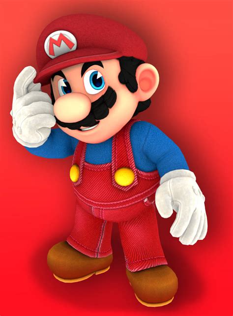 Super Mario Bros Super Show Mario Pose By Lillytherenderer On Deviantart