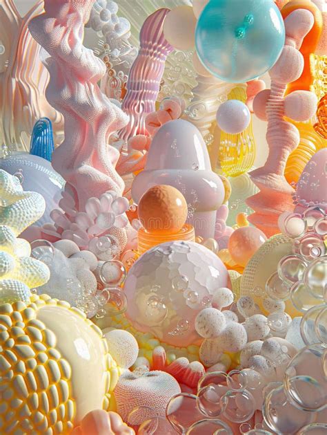 Abstract Colorful 3d Art Forms Stock Image Image Of Fantasy Artistic