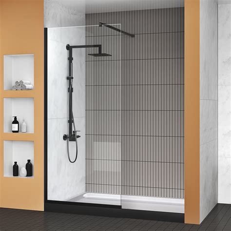 Fixed Glass Shower Splash Panels Maven 34 In X 8675 In Fully