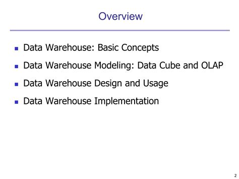Data Warehousing And Online Analytical Processing Ppt