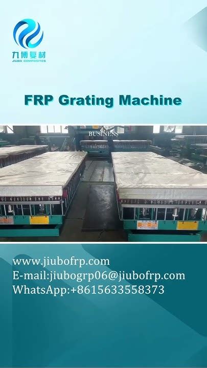 How To Prosuce Frp Grating Lets See How The Frpgrp Grating Machine