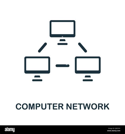 Network Computer Logo Abstract Computer Logo Stock Illustrations