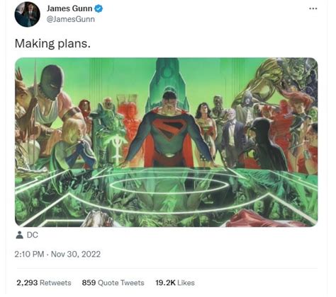 James Gunn Making Dcu Plans Teases Kingdom Come Again Cosmic Book News