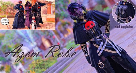 Azem Robe ☼ For All Races The Glamour Dresser Final Fantasy Xiv
