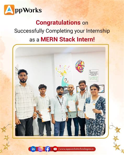 Mernstack Teamsuccess Internshipjourney Appworks Webdevelopment Fullstack Reactjs Nodejs