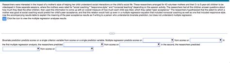 Solved Data Table Equation 1 Shows The Results Of The Chegg Com