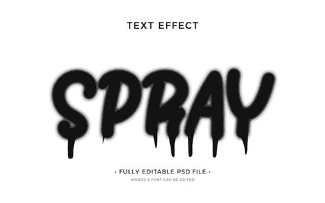 Premium PSD Spray Paint Text Effect
