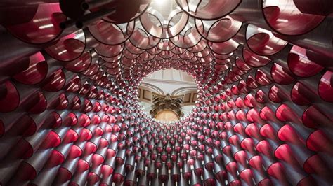 Studio Gangs Stacked Tube Hive Installation Opens At Washington Dcs