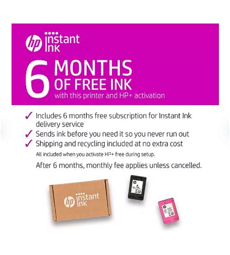 Hp Deskjet 4158e All In One Wireless Color Inkjet Printer 6 Months F