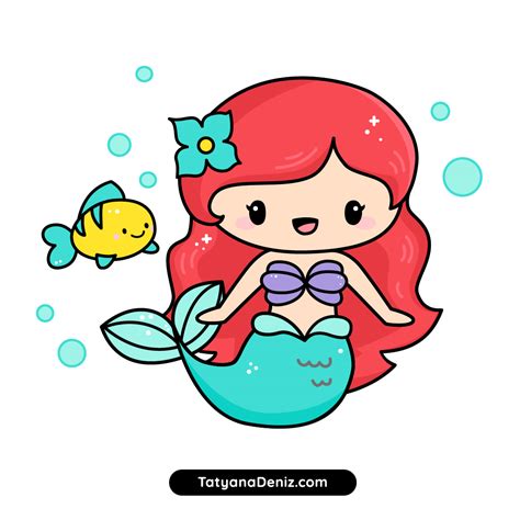 Easy Drawings Of Mermaids