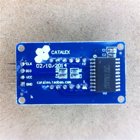 Serial Controlled 7 Segment 4 Digit Display Tm1637 A2d Electronics