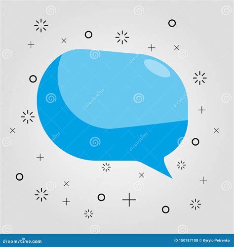 Empty Speech Bubble Mock Up For Advertising Stock Vector Illustration Of Price Background